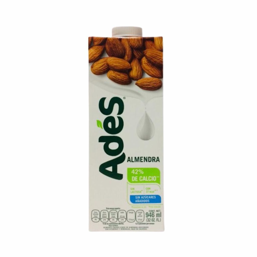 Leche de Almendra sin Azucar Ades (946 ml) – Green Co. Fresh Food Market