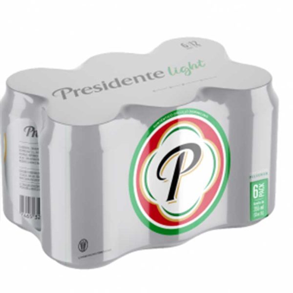 Cerveza Presidente Light Lata 8 oz (6 pack) – Green Co. Fresh Food Market